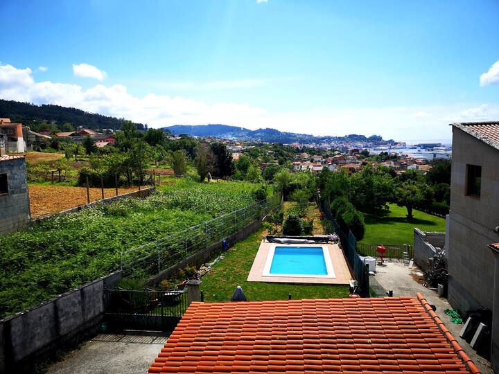 Casa Tranquila Y Con Piscina - Pontevedra