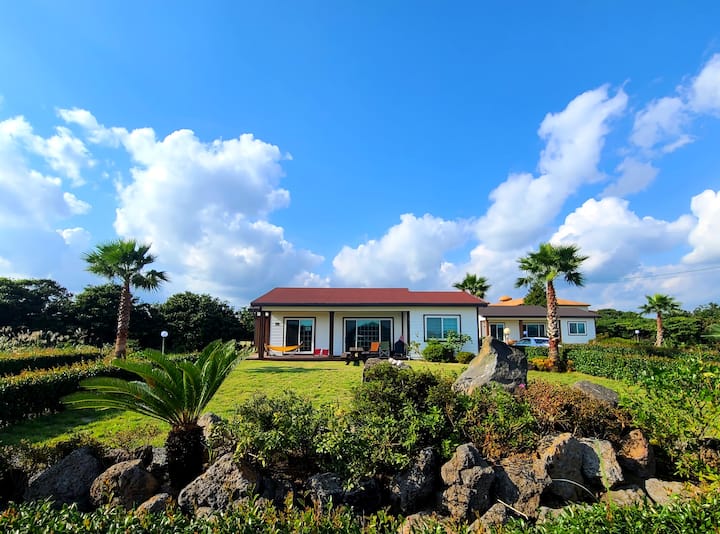 프라이빗 성산 별비치하우스 40평 (바베큐 무료-웨버) Starry House-3br - Jeju