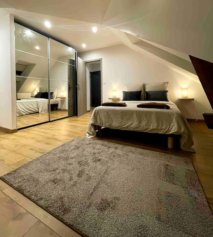 Parking Privé Gratuit/centre-gare/2 Lits Doubles - Rouen