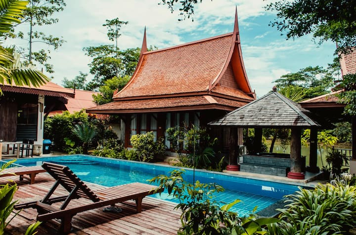Waterfront Traditional Thai Style Pool Villa (V7) - Phuket