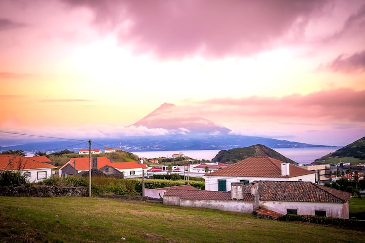 Vista Incrível Montanha Do Pico - Ilha do Faial
