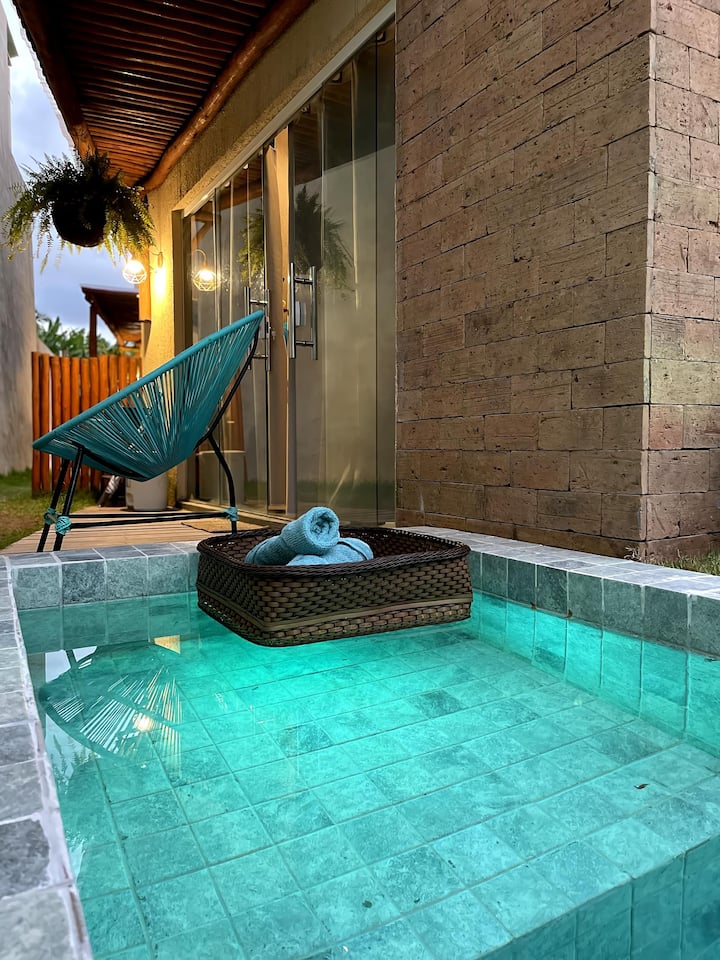 Triplex De Charme Com Piscina E Jacuzzi- 01 - São Miguel dos Milagres