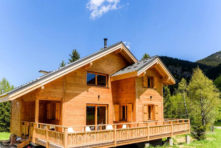 Chalet Design, Grande Terrasse Plein Sud Avec Vue - La Mure