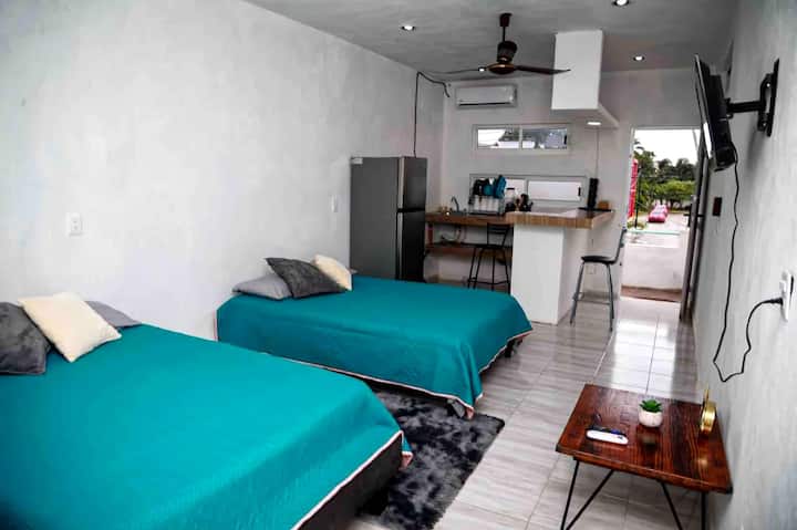 Departamento Centrico 2 Camas #4 - Cancún