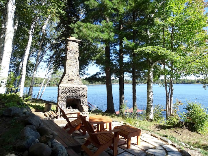 ★Serene Lakefront Family Oasis★ | Fire Pit | Views - Tupper Lake, NY