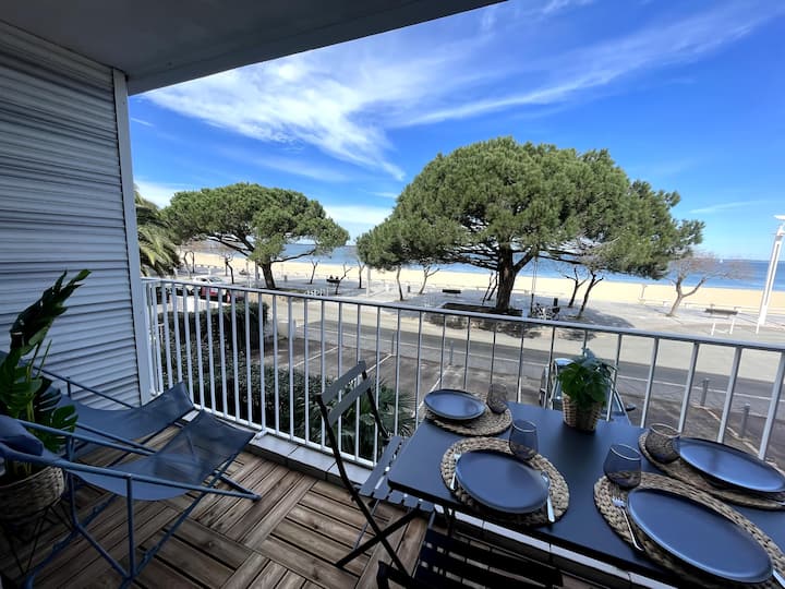 1ère Ligne - Vue Mer- 1 Chbre/5 Personnes - Dune du Pilat