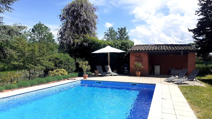 Idyllic Cottage With Beautiful Pool Near Albi - Tarn