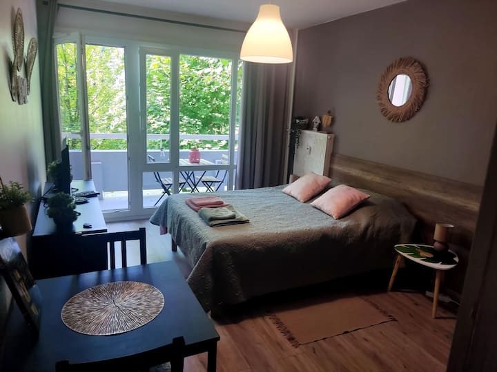 Studio + Balcon+ Parking Privé - Estrasburgo