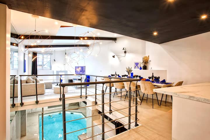 Deauville Luxury Blue Loft : Sauna And Inside Pool - Deauville