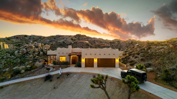 The Desert Rocks, Five Star Boulder Villa Jt Views - ユッカ・バレー, CA