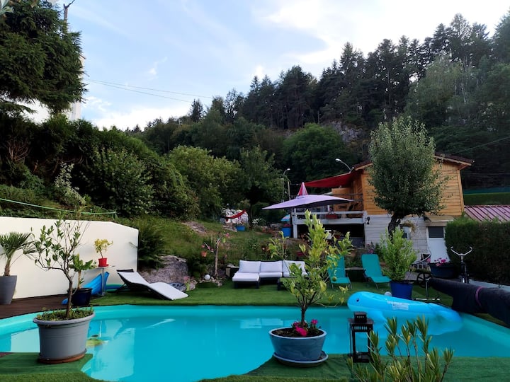 Chalet Piscine 4 Pers Vosges - Remiremont