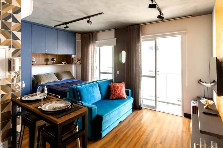 Studio Premium Aclimação/piscina+garagem - Liberdade