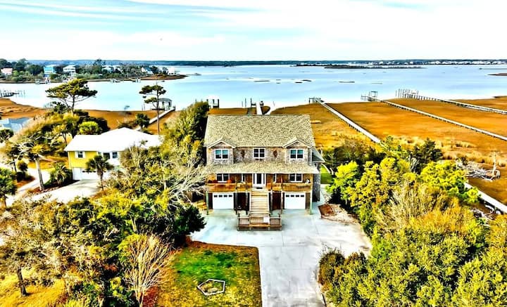 Waterfront_amazing Sunscapes_pool Table_pier_beach - Emerald Isle, NC