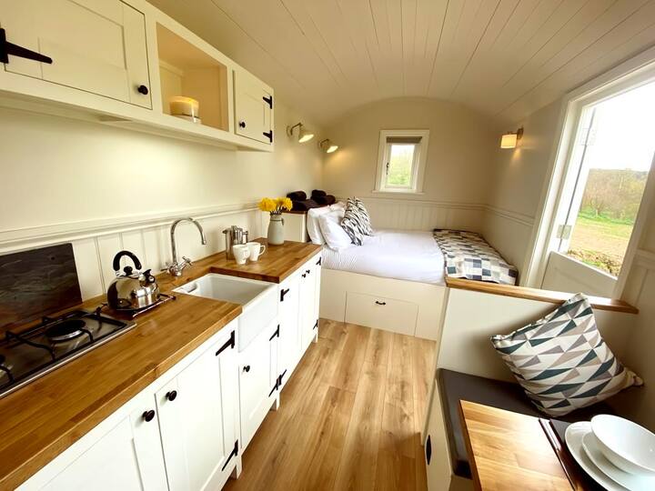 Cosy Shepherd's Hut In Lovely North Devon - 得文