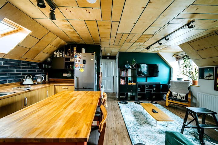 Trendy Loft With Free Parking, Easy In To Bristol - Bristol