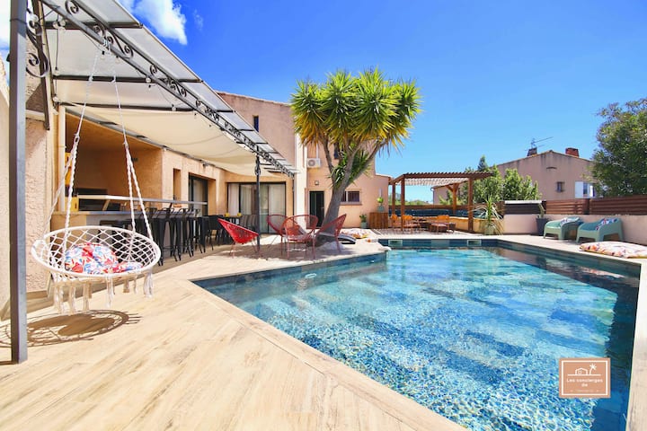 Villa Kaz Des Sables, Clim Et Piscine Privative - Saint-Mandrier-sur-Mer