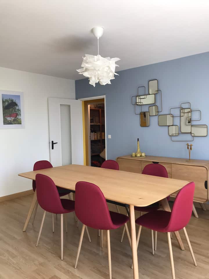 Bel Appartement Clair Avec Parking Privé - 4 Pers - Vannes