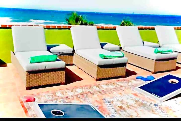 Rooftop Pool With 360 Degree View Of Ocean. - Los Barriles