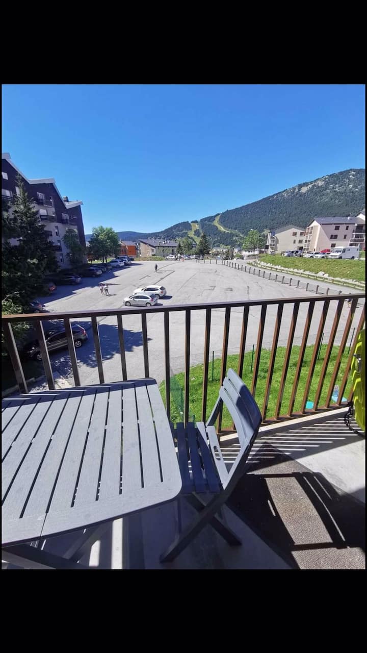 Studio 4 Personnes Vue Sur Les Pistes De Ski - Les Angles