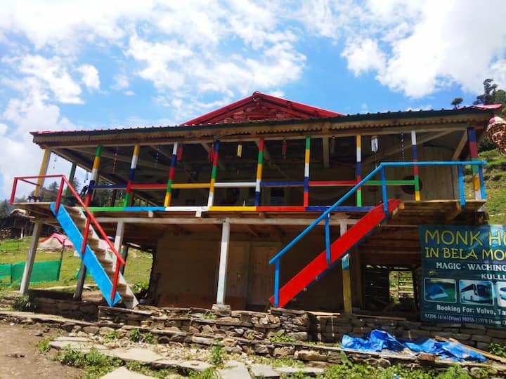 Monk Hut In Bela Moon - Kullu
