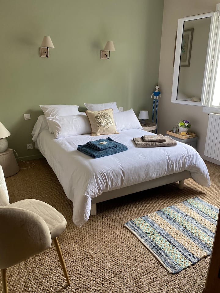 Grande Chambre Privative Chez ÉChappées Océanes. - La Tremblade