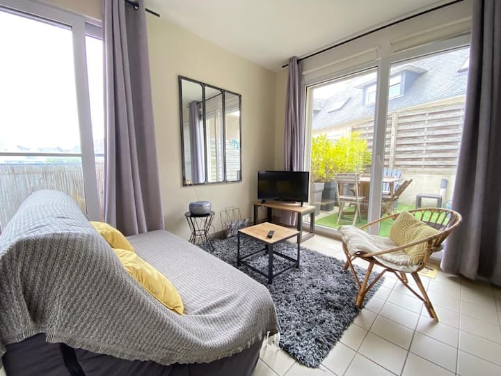 T2 Duplex Ploumanach, Plage 50m, Terrasse, Parking - Trégastel