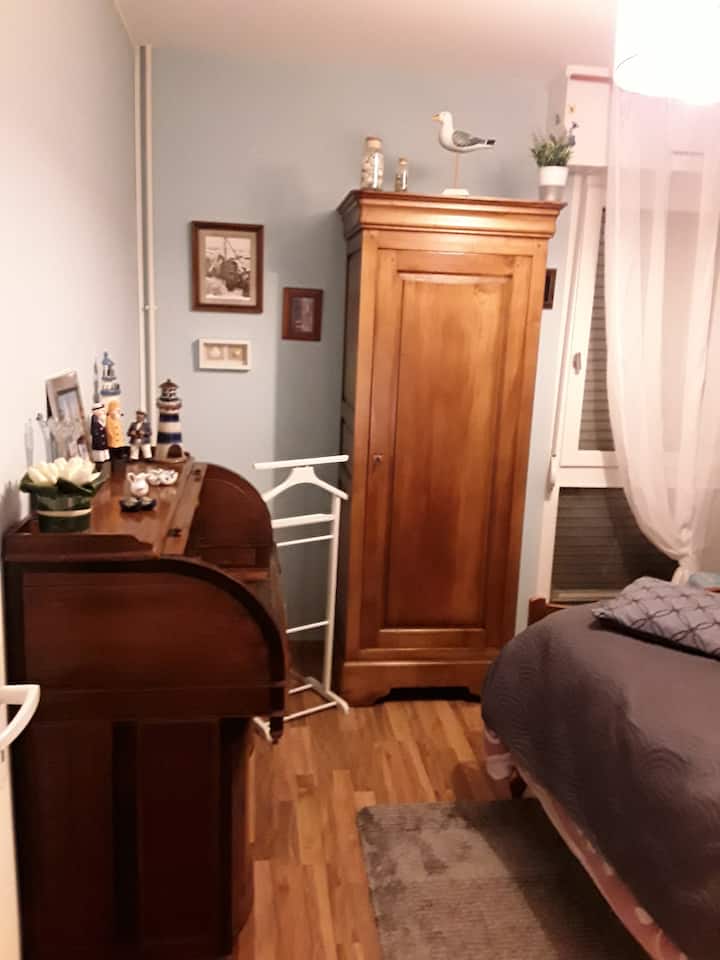 Chambre Iroise Bretonne / S D Bain Partagée - Rennes