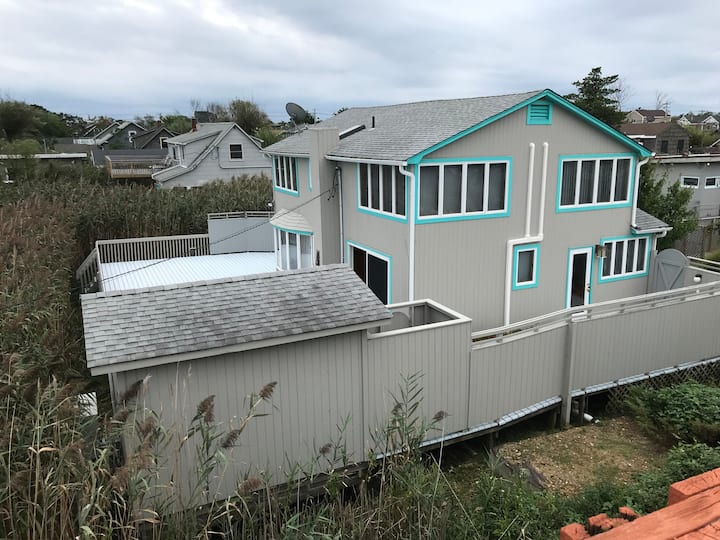 Fire Island 4br; Bay Views; Big Deck (No Cars!) - Ocean Beach, NY