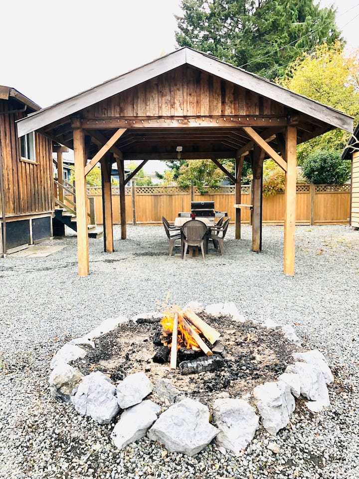 Beach Camp Cabin, Steps From The Beach! - Port Renfrew