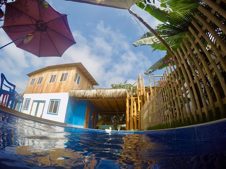 Ayampe / El Oasis: Oceanview Apt W Kitchen & Pool - Santa Elena