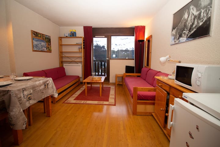 Studio 26m2 Expo Sud 4 Personnes à Flaine - Flaine