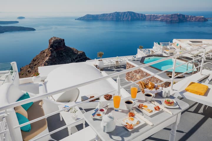 Thea Studio With Private Rooftop Terrace - Santorini