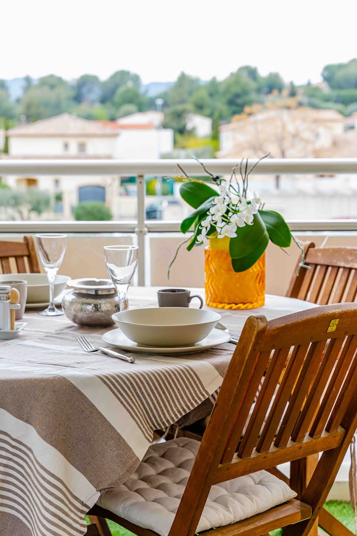 Chez Stella/t2 /Terrasse , Climatisation - Cassis