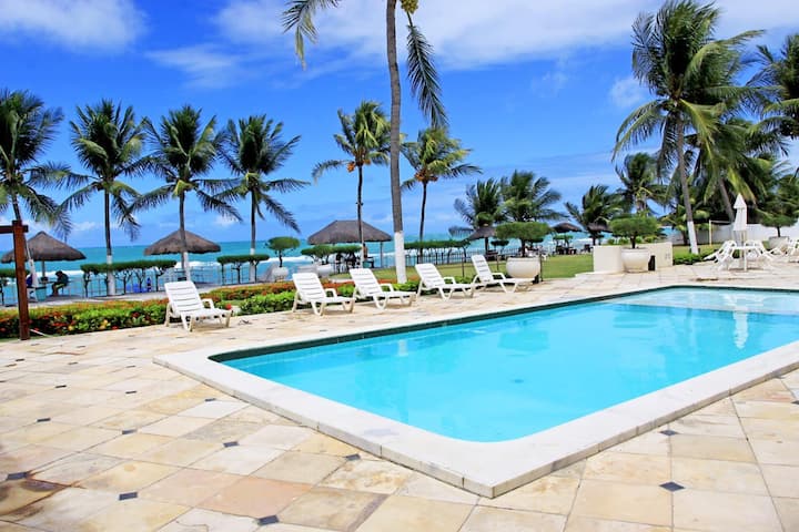 Lindo Flat 112m Beira Mar Na Praia Dos Carneiros - Praia dos Carneiros