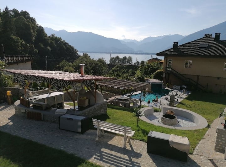 Häuschen In Sehr Ruhiger Lage Mit Seeblick & Pool - Locarno
