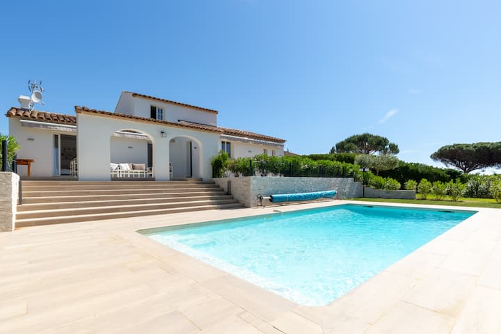 Belle Villa Provençale, Vue Mer, Accès Plage - Ramatuelle