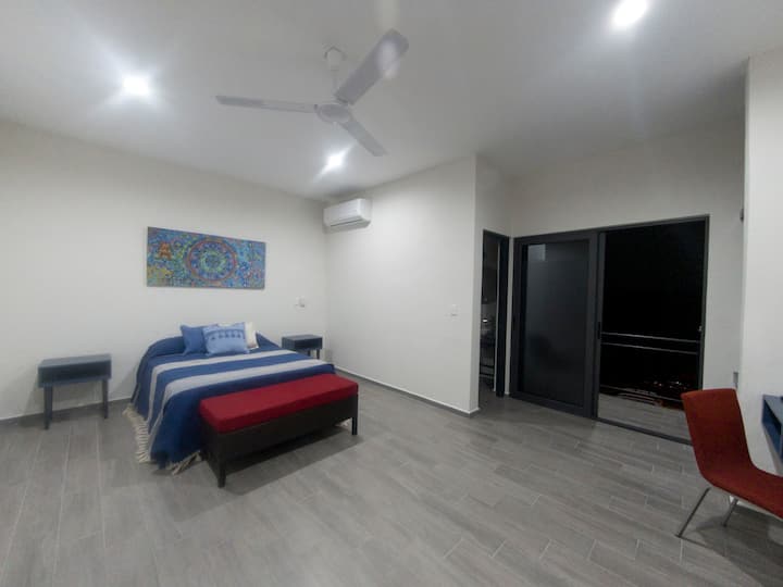 Suite#1 Con 1 Cama Matrimonial Ext. Gran Y Jacuzzi - Colima