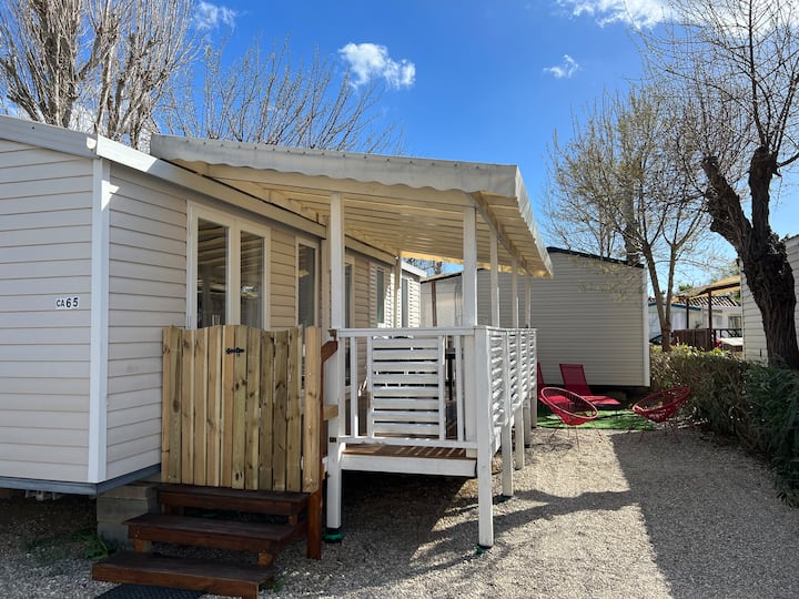 Mobilhome Vii Camping 4* La Carabasse 6/8 Pers - Vias