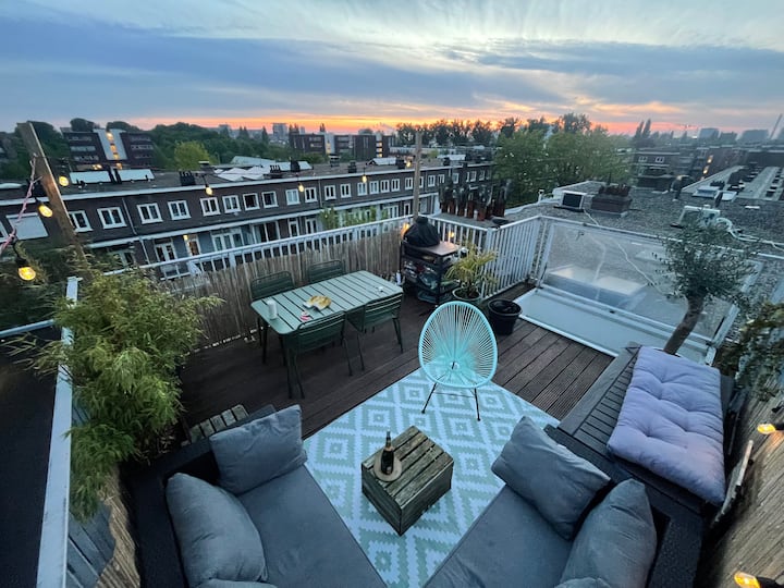 Spacious & Comfy Designer Flat With Sunny Rooftop - Amsterdam