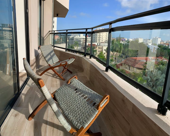 Piantini! Stunning One Bedroom Pool Gym, 200 Mbps - Santo Domingo