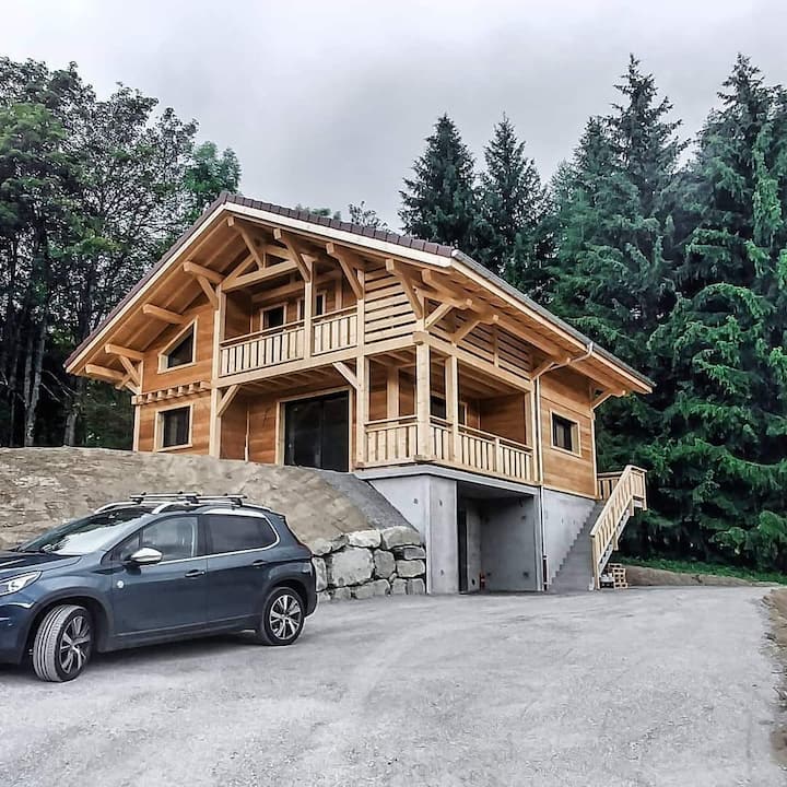 "La Tute Des Bois" T2 Dans Chalet Des Aravis - Saint-Jean-de-Sixt