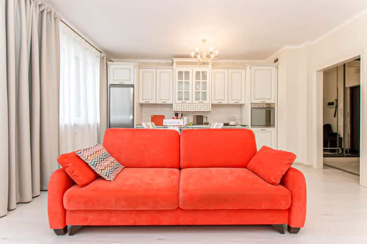 Roskoshnye Apartaments Seti Rushouse Ruskhaus Vozle Akvaparka, Plyazha, Naberezhnoj I Centra Goroda - Kazan