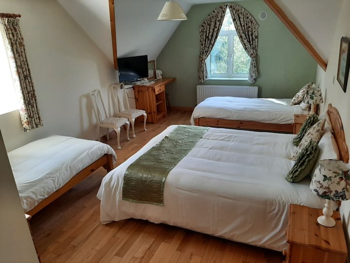 Yeats Lodge Accommodation - Ensuite Bedroom - Sligo