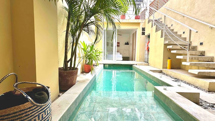 Cozy House 2br In Heritage Center/ Private Pool - Santa Marta