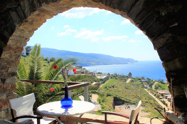Melina House Koundouros - Ground Level Apt - Kea