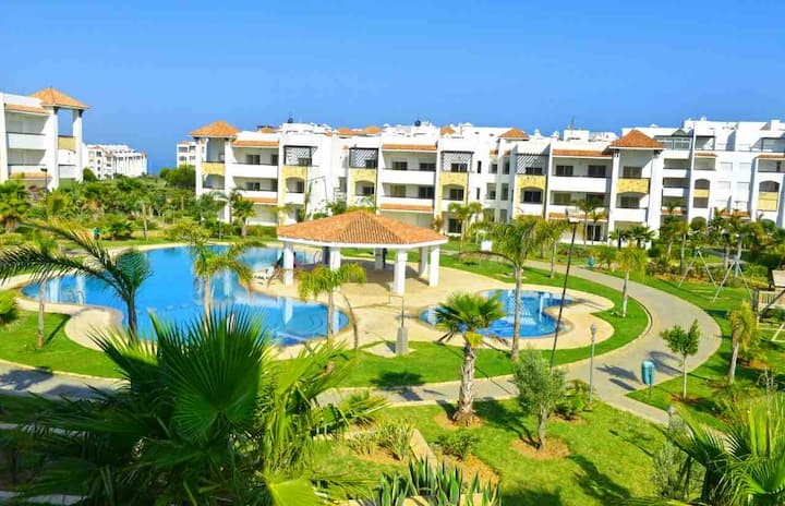 Appartement Avec Vue Sur Mer Et Golf - Asilah