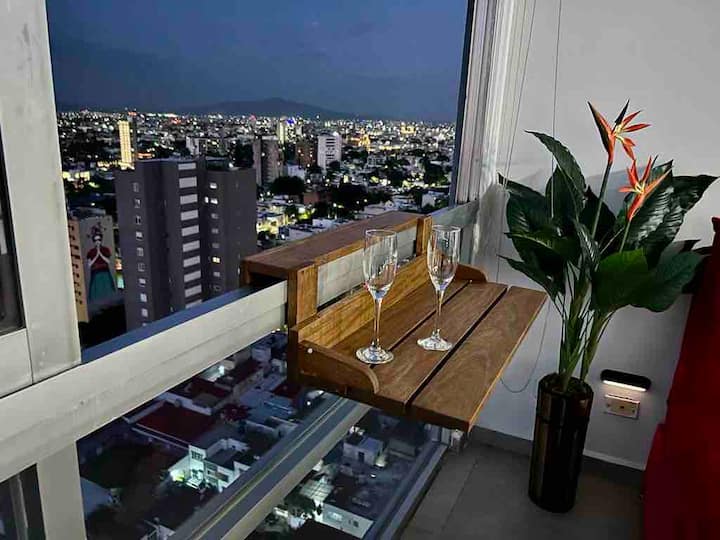 Penthouse Piso 18/americana/increible - Guadalajara