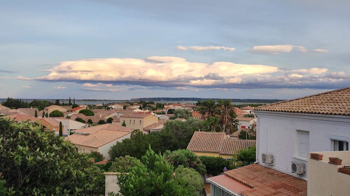 1ier éTage D'une Maison Avec Jolie Vue - Sigean