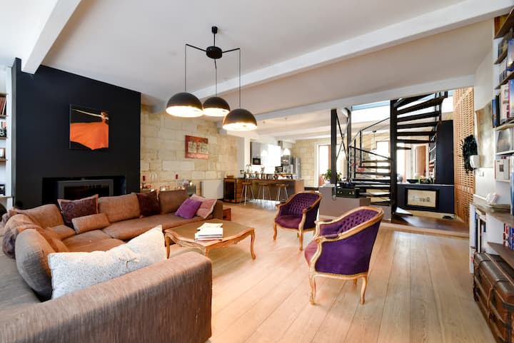 Beau Loft Bordeaux Chartrons - Bordéus