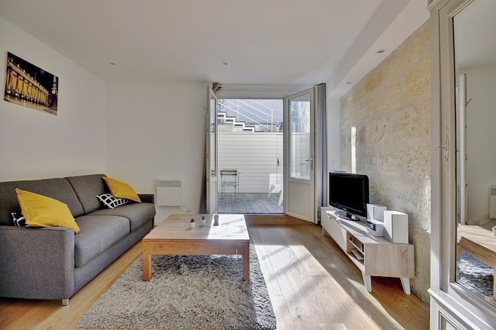 Studio Cosy Avec Terrasse, Proche Tram Et Fibre - Bordeaux